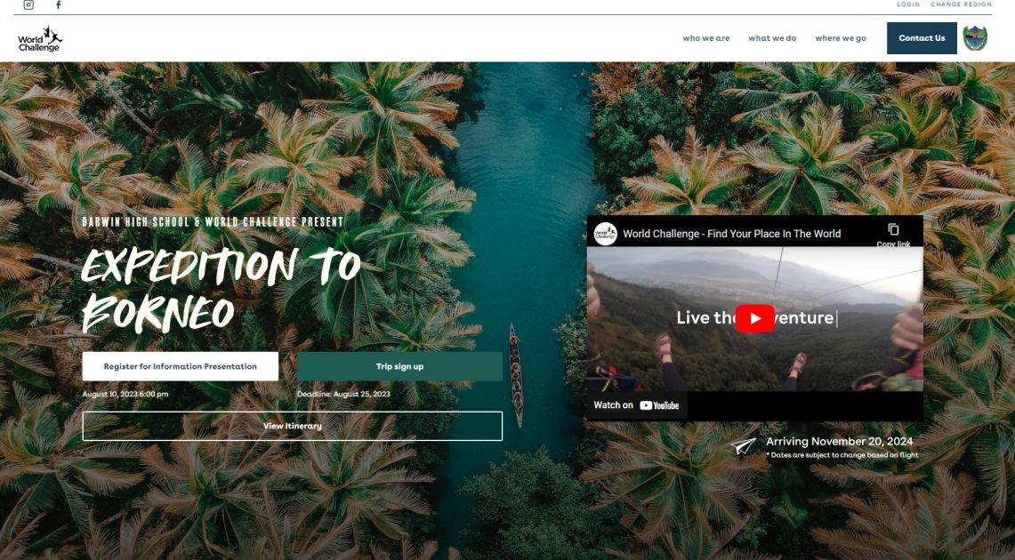Darwin High Borneo Expedition 2024