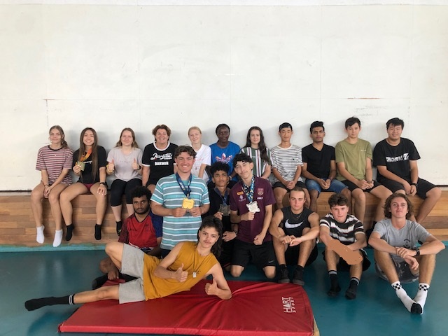 Year 10 PE Studies train with World Champ